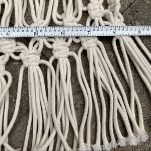 Bags | Macrame Boho Handbag Wwooden Handles | Poshmark